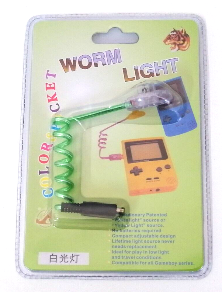 NEW LED Worm Light for Nintendo Game Boy Color Pocket GBC | eBay