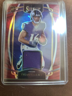 2021 Select Tylan Wallace Rc Patch # RSW-TWA RAVENS | eBay