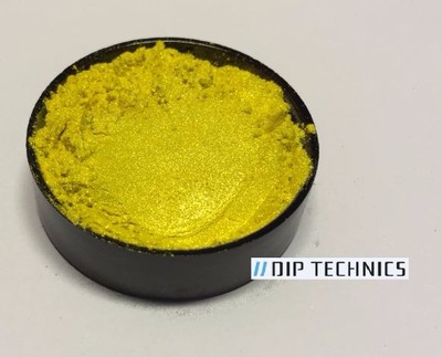 Deep Yellow Pearl Pigment Powder Paint Dip Pearls 5g 25g plasti dip ...