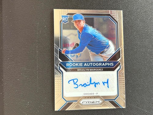 Brailyn Marquez 2021 Prizm Auto Autograph Chicago Cubs E92 | eBay