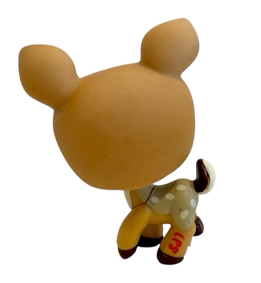 Littlest Pet Shop Authentic Tan Spotted Deer Fawn #634 with Flower Eyes ...