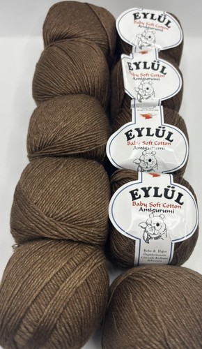 Bundle Eylul Soft Cotton Knitting Crochet Yarn Wool -10x50g Balls | eBay UK
