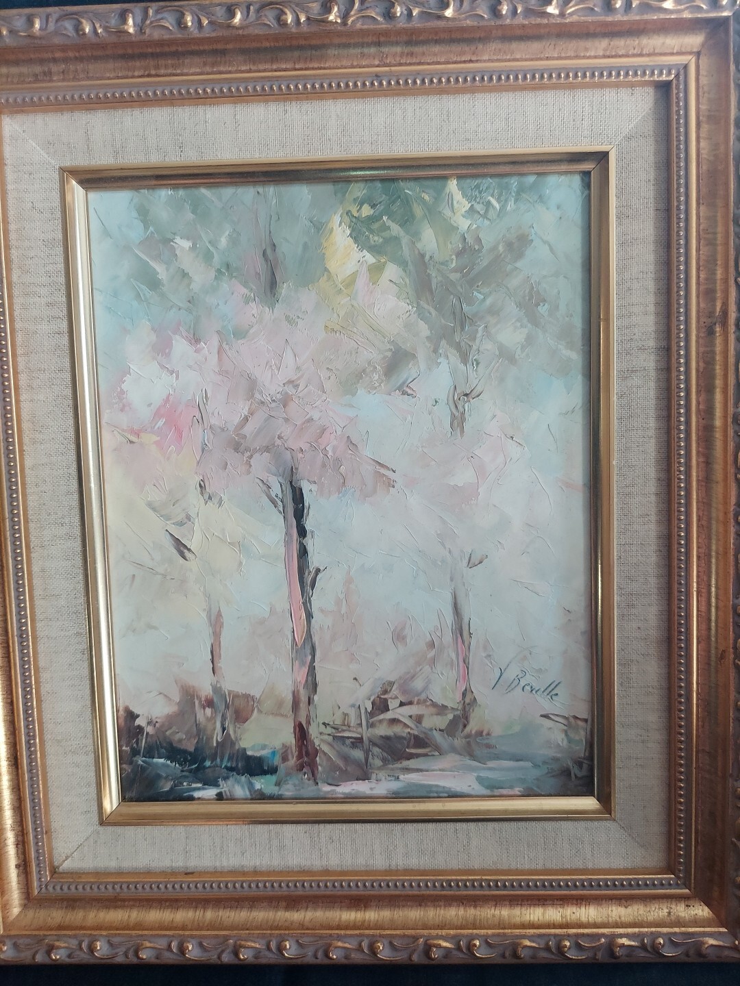 Vintage Virginia Beville Original Landscape Painting | eBay