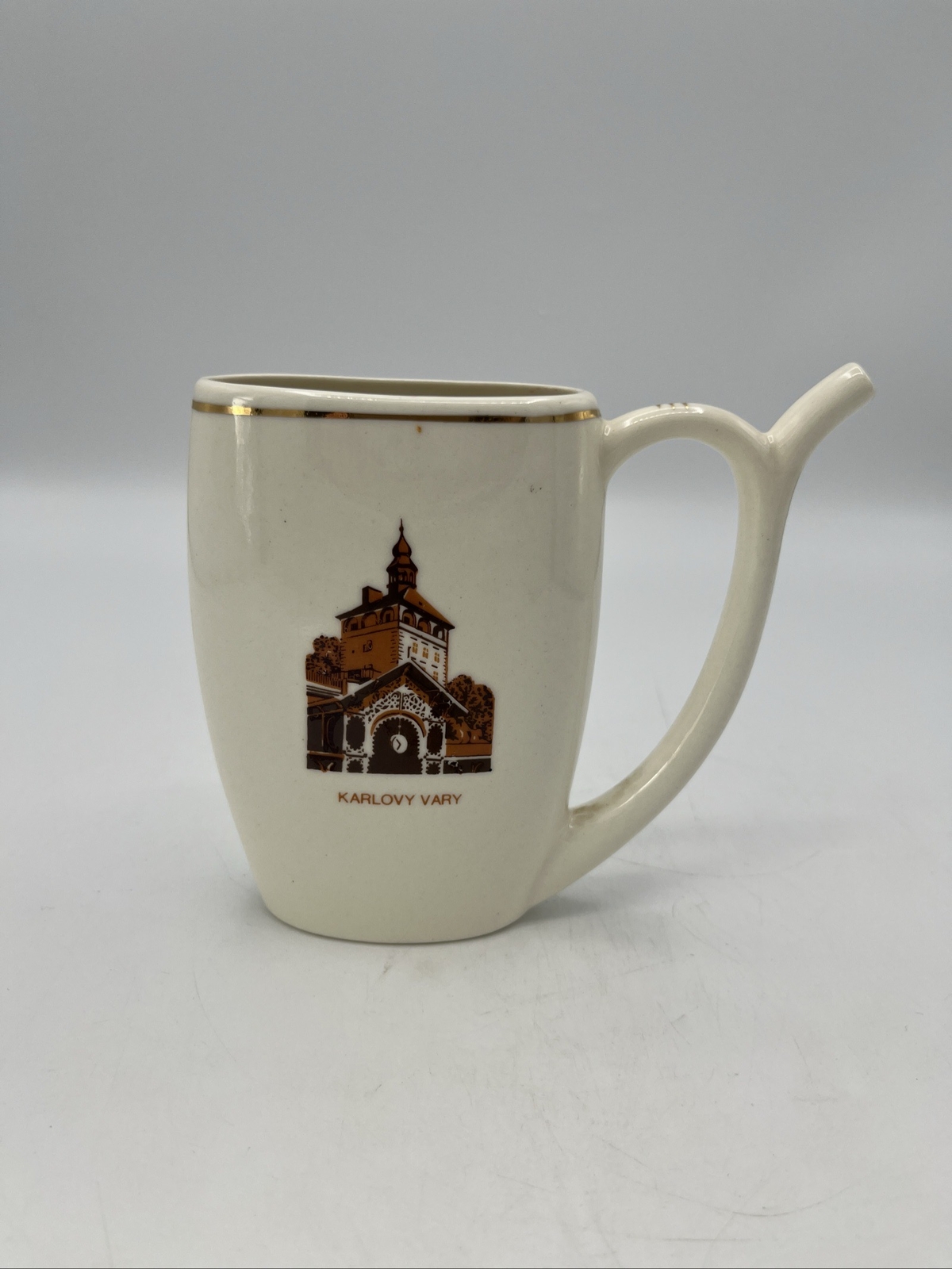 Karlovy Vary Sipping Cup Porcelain 4 1/2" Tall | eBay