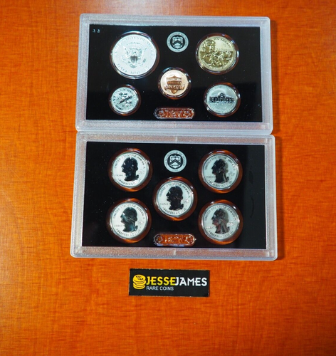 2018 S REVERSE PROOF SAN FRANCISCO MINT PROOF 10-COIN SET WITH BOX/COA | eBay