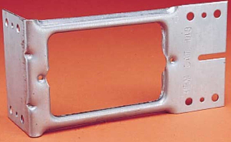 8x HPM STANDARD SIZE MOUNTING BRACKETS 84mm 1-Outlet Horizontal & Vertical Metal | eBay Australia