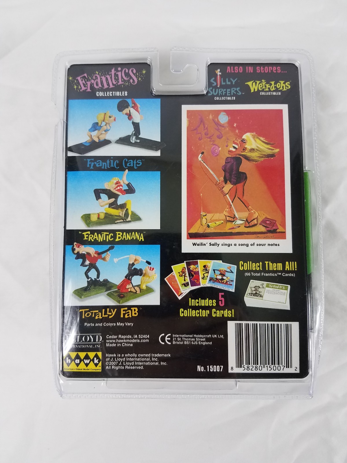 Frantics collectable cards & # 44 Frantic Cats figure on stage 2007 by ...