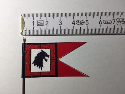 382) 1x 28mm Dark Age Banner Uhtred of Bebbanburg Last Kingdom Cornwell ...