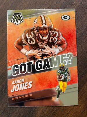 2021 Mosaic Football Aaron Jones Got Game? Insert #GG-8 Green Bay ...