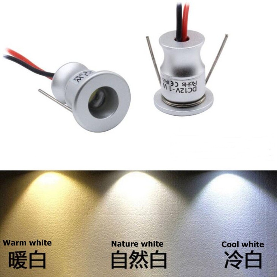 Led Spotlight Cabinet Mini Recessed Down Light Cupboard Showcase ...