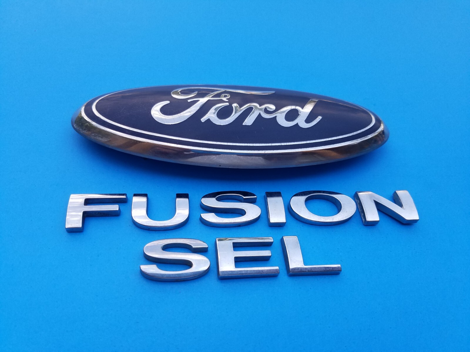 06 07 08 09 10 11 12 FORD FUSION SEL REAR LID EMBLEM LOGO BADGE SET OEM ...