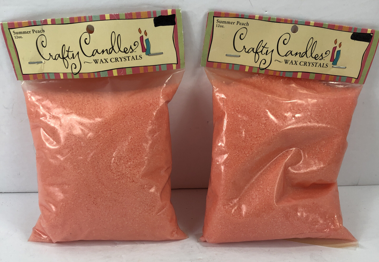 2 LOT 12oz CRAFTY CANDLES Candle Making Granulated Candle Wax 24oz ...