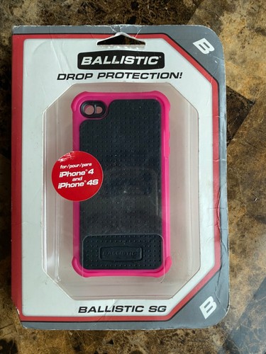 Ballistic Shell Gel SG Series Polycarbonate Case For iPhone 4/4s Black ...