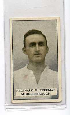 (Jx607-100) Gallaher,Famous Footballers,Reginald V Freeman, 1925 #100 ...