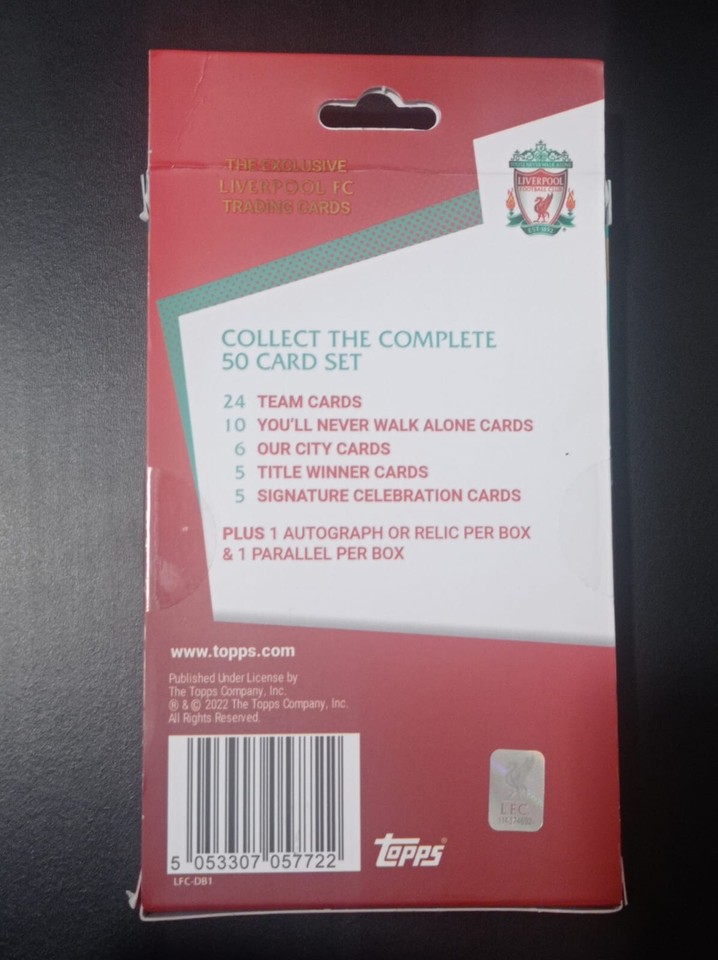 2021-22 Topps Liverpool FC Official Team Set sealed box | eBay