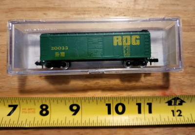 N Scale Reading RR 40’ Single Door Box Car RDG #20033 NIB Layout Ready ...