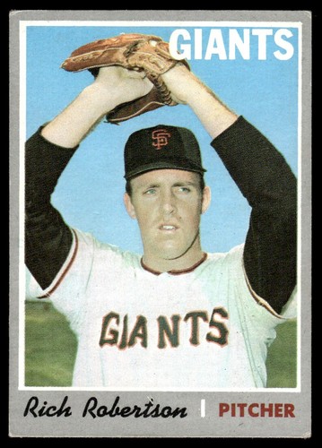 1970 Topps Rich Robertson San Francisco Giants #229 | eBay