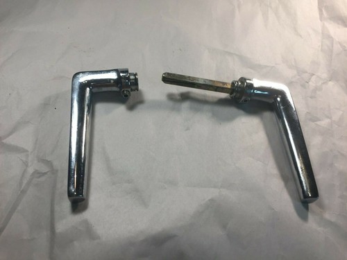 Door "L" Handle set (chrome / metal ) | eBay