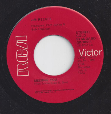 Jim Reeves - I'd Fight The World / Missing You (7") | eBay