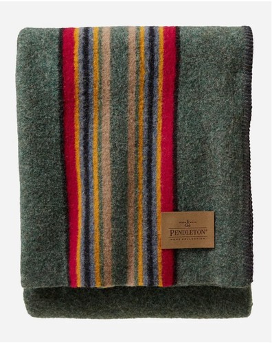 NWT Pendleton Yakima Camp Throw Blanket; Green Heather NEW 54 X 66 | eBay