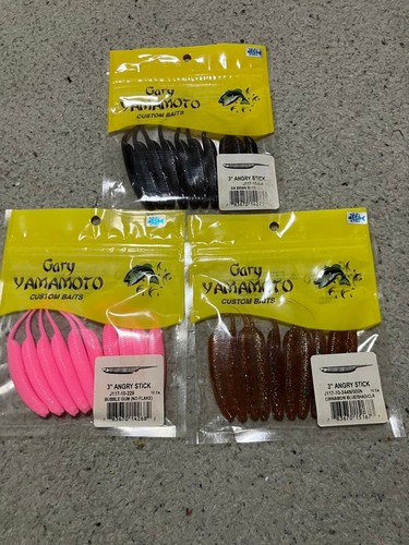 Gary Yamamoto Angry Stick Balsa Lure Set Topwater Bagley Gulp | eBay