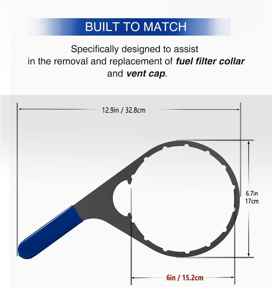 380134 For davco Pro 382, 380 6" Colar/Vent Cap Wrench Metal Fuel ...