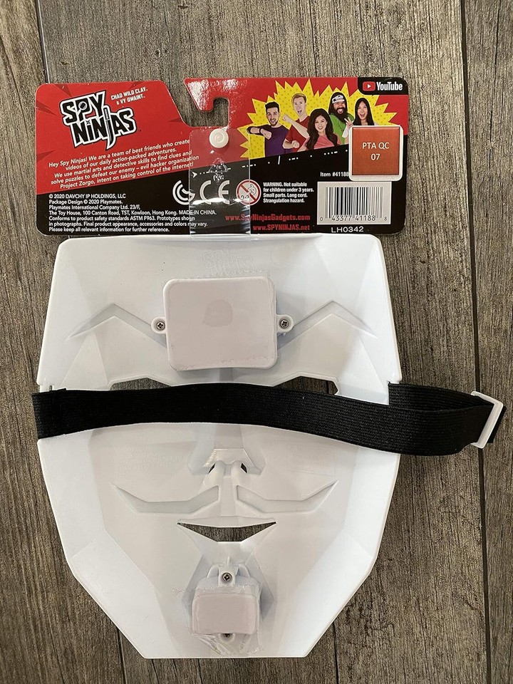Spy Ninjas Project Zorgo Mask, White 43377411888 | eBay