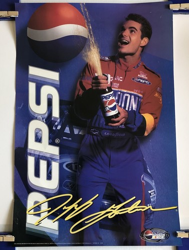 NASCAR Jeff Gordon Pepsi Poster 1997 JG Motorsports, Inc 24"x16" | eBay