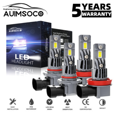 9005 H11 LED Headlights High Low Beam Kit For 2015-2020 Ford Transit ...