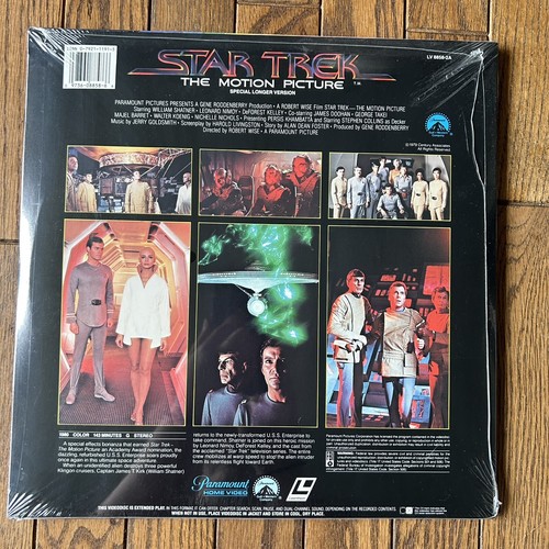 UNOPENED Star Trek The Motion Picture (1991) Laserdisc - Uncut - LDDb ...