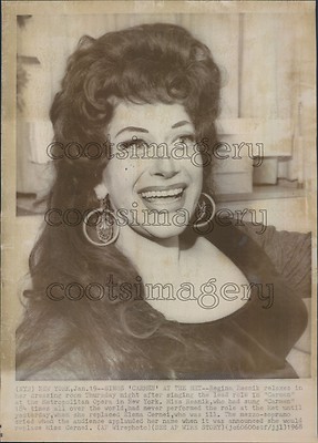 1968 Opera Singer Regina Resnik in Carmen Press Photo | eBay