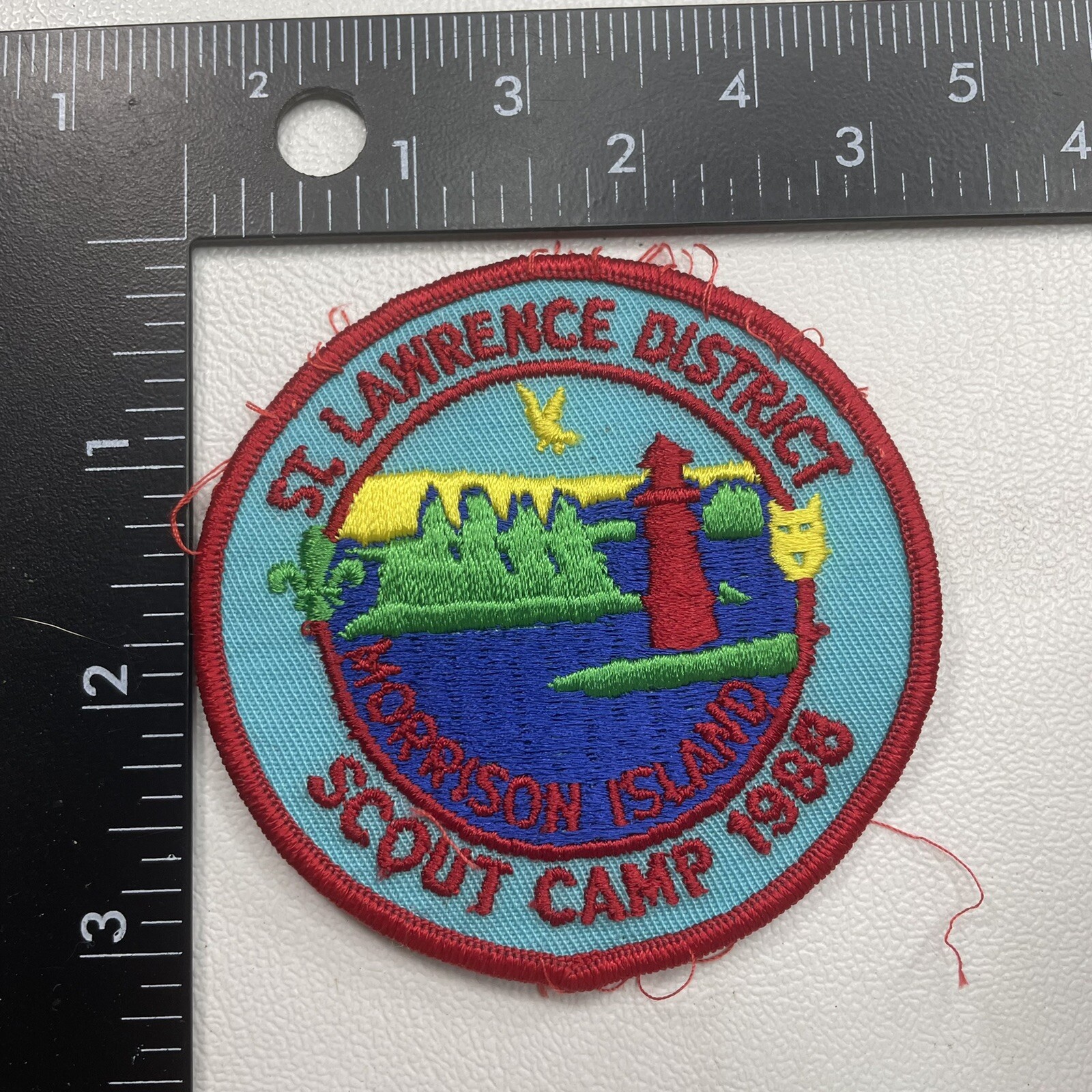 Vtg Boy Scouts ST. LAWRENCE DISTRICT MORRISON ISLAND SCOUT CAMP 1988 ...