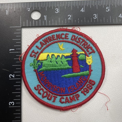 Vtg Boy Scouts ST. LAWRENCE DISTRICT MORRISON ISLAND SCOUT CAMP 1988 ...