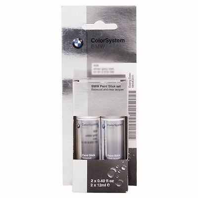 BMW Factory Touch Up Paint Stick Set A83 Glacier Silver Metallic NEW ...