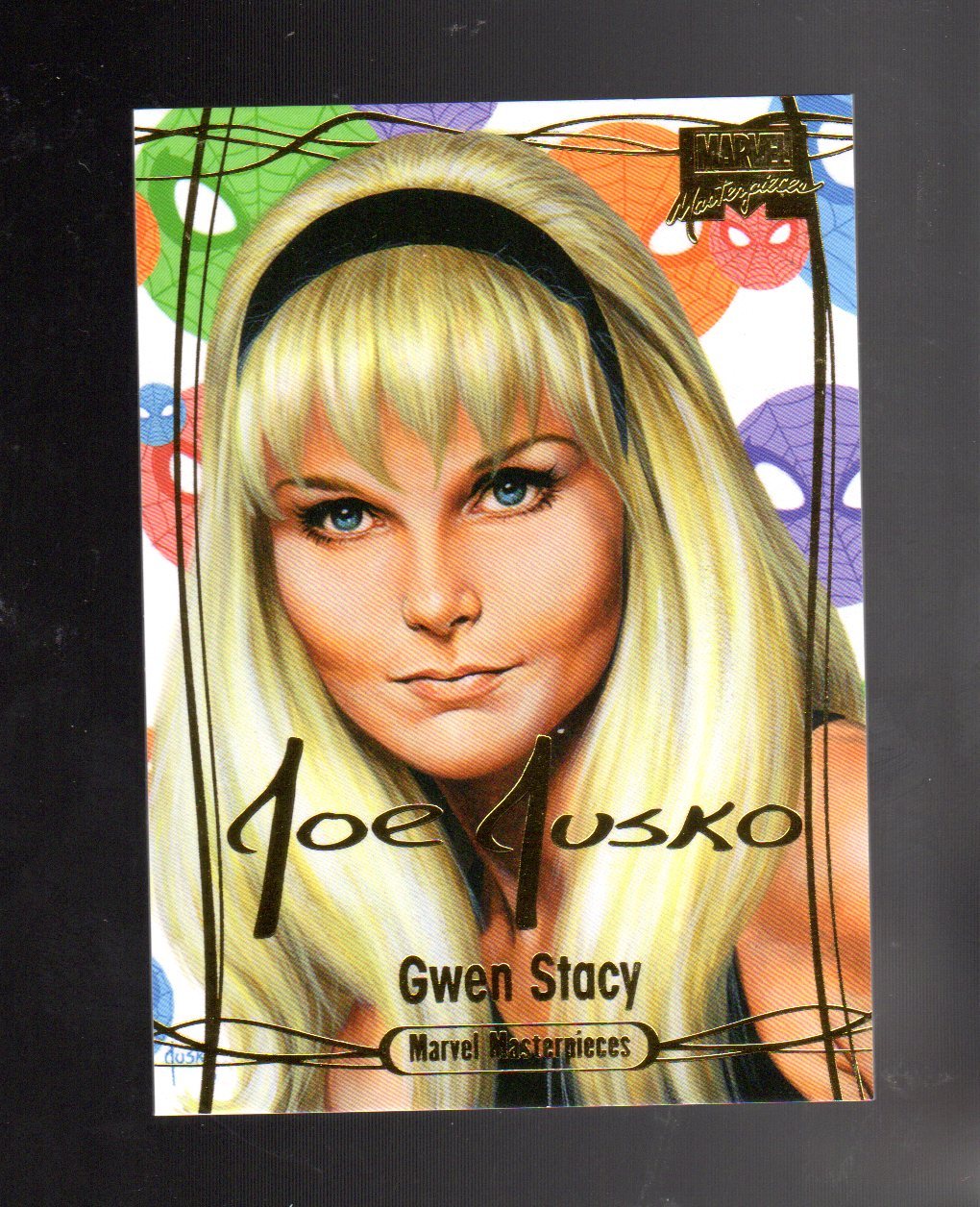 2016 Marvel Masterpieces #8 Joe Jusko GOLD signature card | eBay