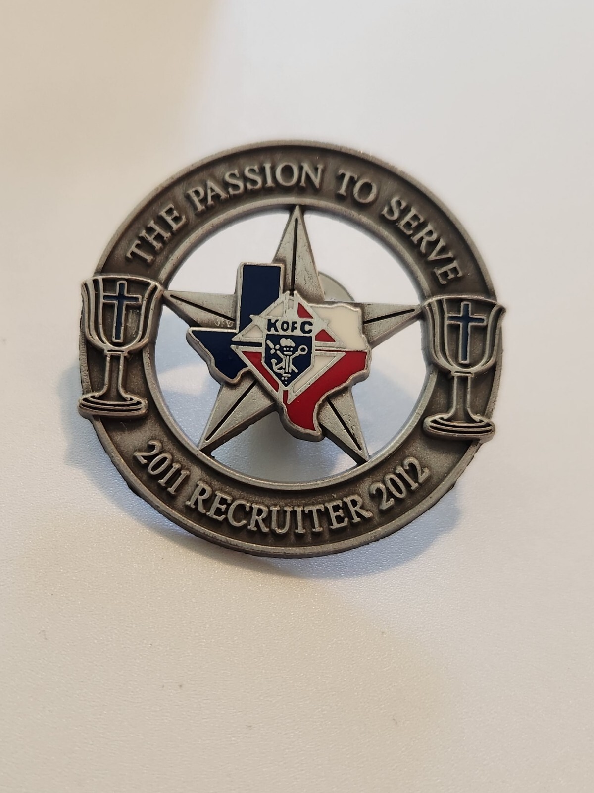 Knights of Columbus 2011 2012 Recruiter Pin | eBay