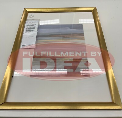 Brand New IKEA SILVERHOJDEN Gold Picture Frame 31X41 cm 12X16 " 203.815 ...