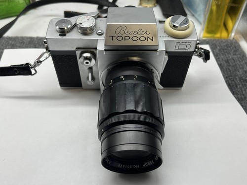 Beseler Topcon Super D SLR Film Camera W/ R. Topcor 1:35 Japan Lens ...