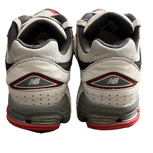 New Balance 2002R Silver Metallic Team Red Size 5 Men | eBay