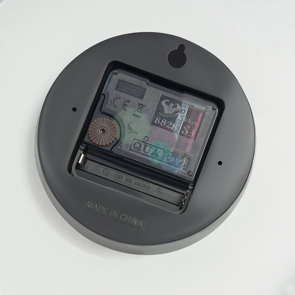 Luxury Crystal Peacock Large Wall Clock Metal Wall Watch Living Room ...