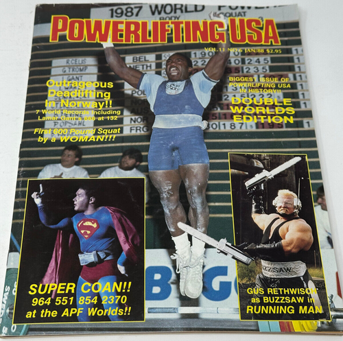 Powerlifting USA Magazine Jan 1988 Vol 11 Issue 6 Weightlifting Super ...