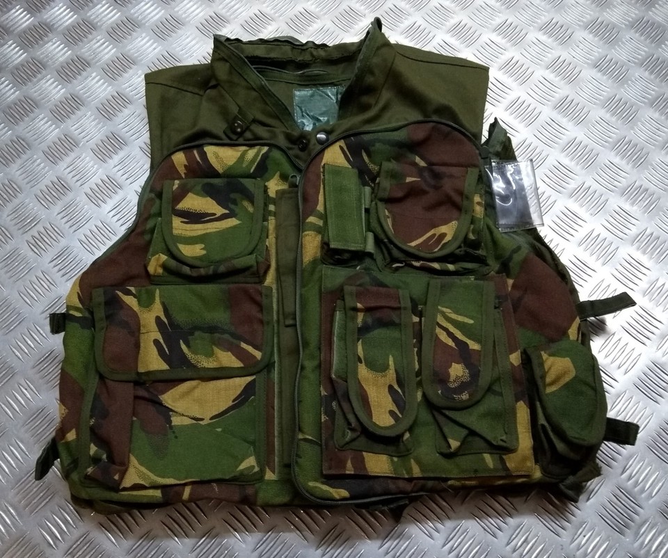 Afv Membre D'Équipage Gilet, Vert Olive / British Army Dpm Camouflage ...