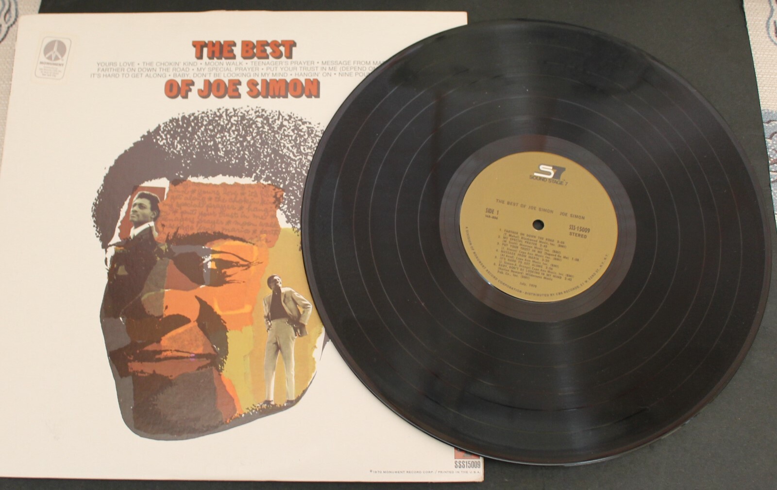THE BEST OF JOE SIMON VINYL LP - 1970 SOUND STAGE 7 | eBay