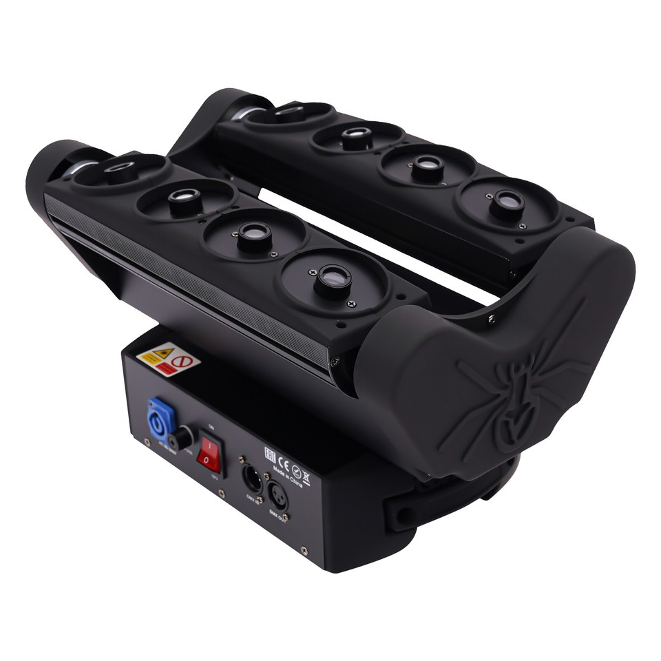 8 Eyes Stage Moving Head Beam Light DMX RGB Spider Laser DJ Party ...