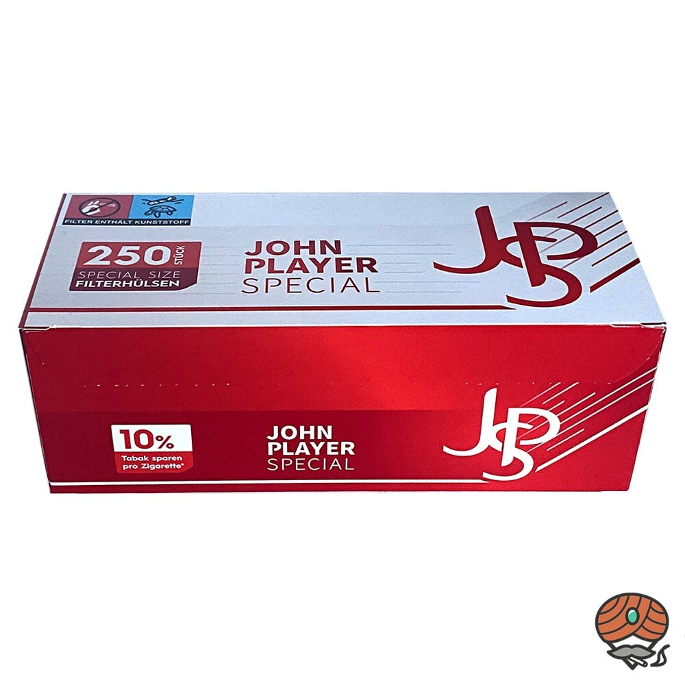 6x JPS John Player Special Red/Rot 43g Tabak Dose JPS Extra Hülsen ...