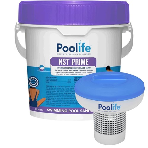 Poolife NST Prime Tablets + NST™ Chlorine Floater (20.2 lb) 22425 92052 ...