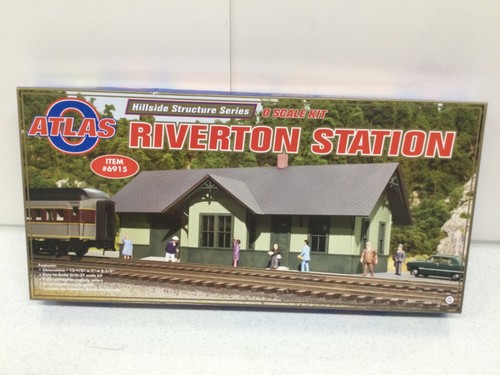 Atlas #6915 Hillside Structure Series Riverton Station Kit O Scale ...