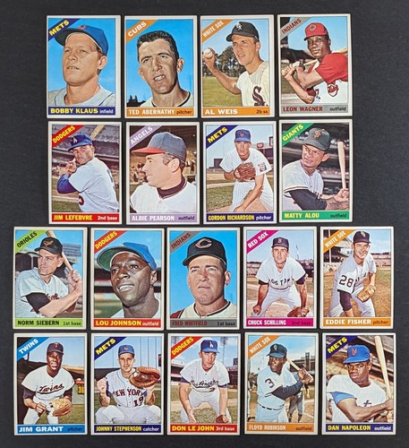 1966 Topps Baseball Starter Set 18 Cards | eBay