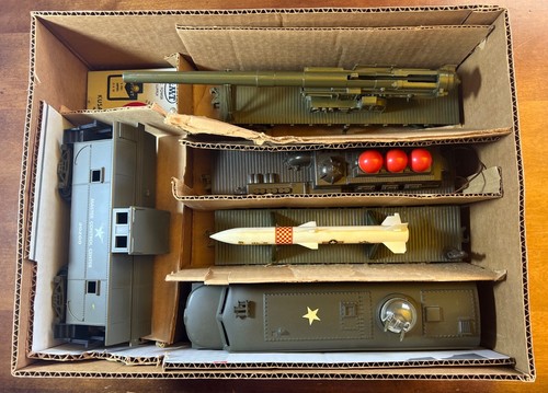 Vintage Kusan KMT KF-110 U.S. Army Atomic Train Set, as shown, Untested ...
