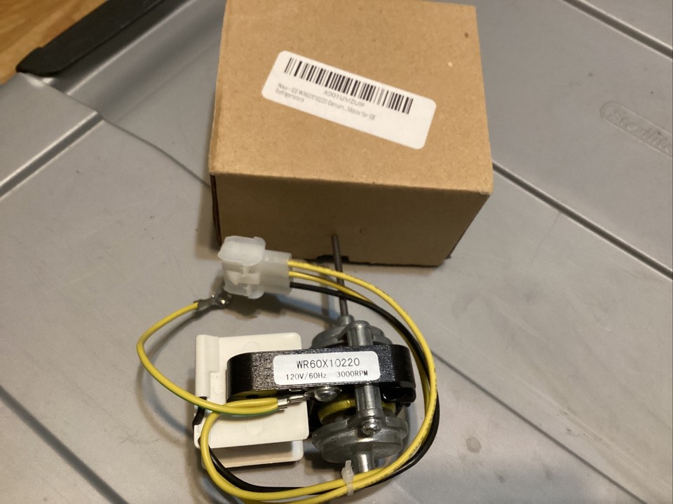 WR60X10220 GE Refrigerator Condenser Fan Motor | eBay